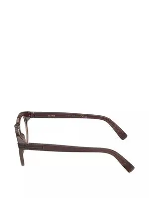 Zegna Round-frame Glasses - Brown