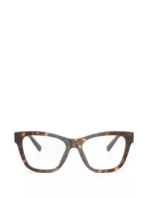 Dolce & Gabbana Havana Logo Eyeglasses