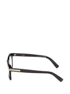 Zegna Square Frame Eyeglasses - Brown