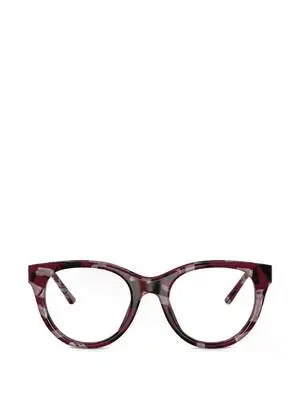 Dolce & Gabbana Havana Cat-eye Glasses - Red
