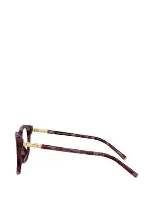 Dolce & Gabbana Havana Cat-eye Glasses