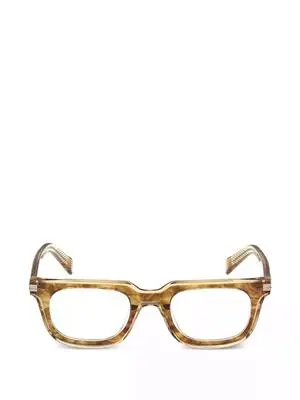 Zegna Square Frame Eyeglasses - Brown