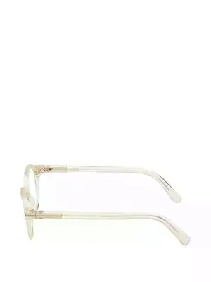 Zegna Round-frame Eyeglasses - Yellow