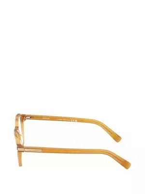 Zegna Square Frame Eyeglasses - Neutrals