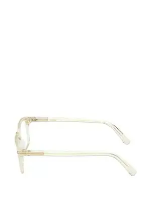 Zegna Rectangle-frame Eyeglasses - Neutrals