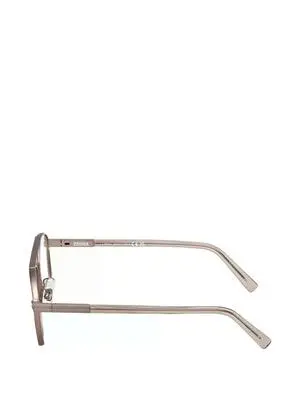 Zegna Square Frame Glasses - Brown