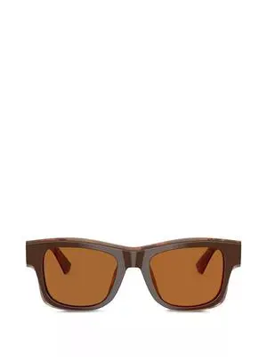Dolce & Gabbana Rectangle Sunglasses - Brown