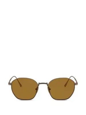 Persol Oval-frame Sunglasses - Brown