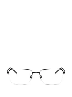 Emporio Armani Rectangle-frame Glasses - Black