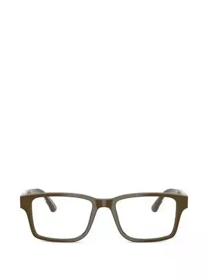 Emporio Armani Square Frame Eyeglasses - Brown