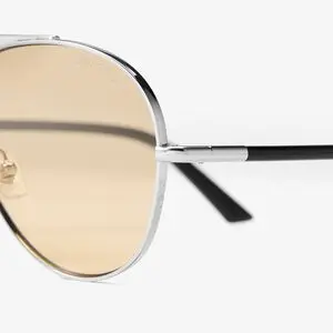 JIMMY CHOO Aviator Sunglasses - Silver