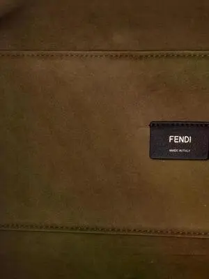 Fendi Sunshine Shopper Printed Canvas Medium Tote Bag - Brown