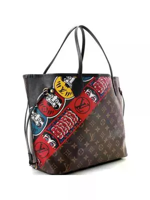 LOUIS VUITTON Neverfull Nm Limited Edition Kabuki Monogram Canvas Mm Tote Bag - Brown