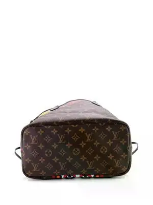 LOUIS VUITTON Neverfull Nm Limited Edition Kabuki Monogram Canvas Mm Tote Bag - Brown