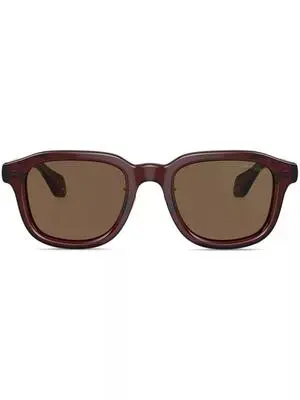 Giorgio Armani Square-frame Sunglasses - Brown