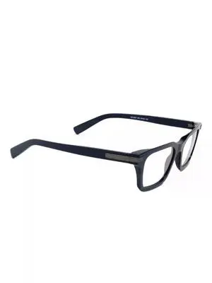 Zegna Rectangle-frame Eyeglasses - Blue