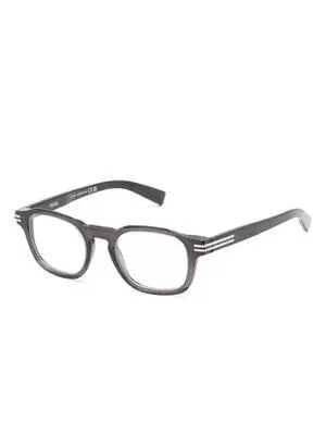 Zegna Square-frame Glasses - Grey