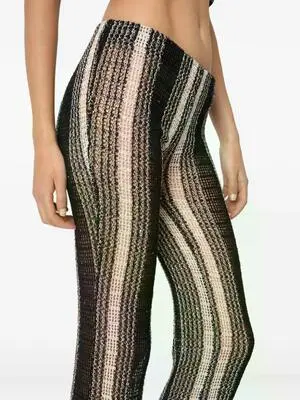 Missoni Striped Halterneck Knit Top - Black