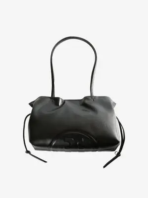 Tory Burch Ella Small Drawstring Tote - Black