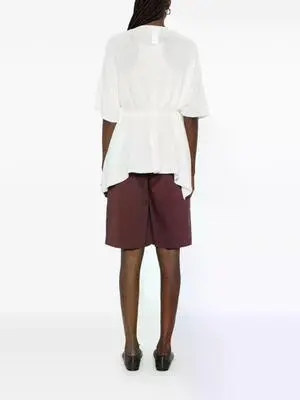 Fabiana Filippi Belted Cardigan-coat - White