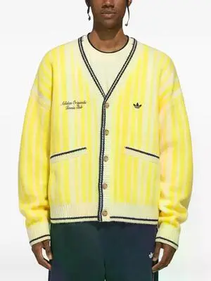 Adidas Cheviot Striped Cardigan