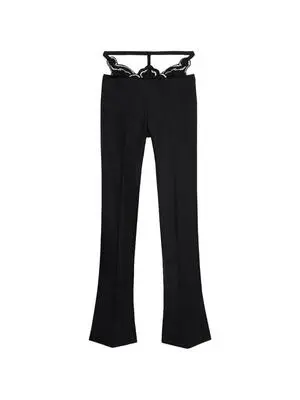 Blumarine Lace Detailed Trousers