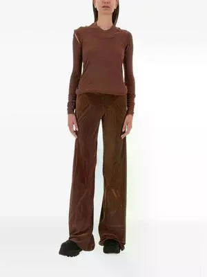 Rick Owens Bias Trousers - Brown