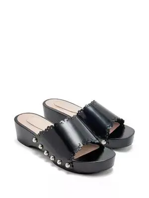 Simone Rocha Scalloped Pearl Sandals