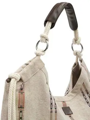 Isabel Marant Étoile Byron Cotton Tote Bag - Neutrals