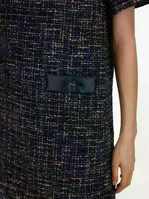 Herno Tweed Mini Dress With Pockets