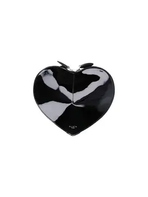 Alaïa Le Cœur" Shoulder Bag - Black