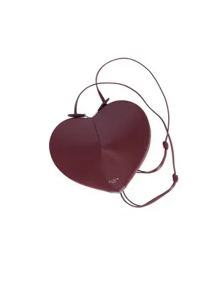 Alaïa Le Cœur" Shoulder Bag - Red
