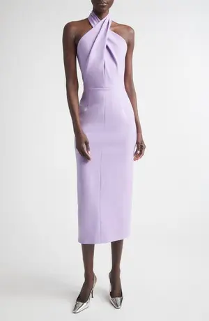 Carolina Herrera Button Detailed Cocktail Dresses