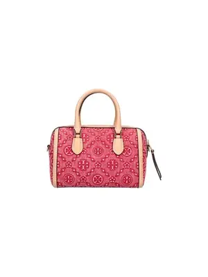 Tory Burch T Monogram Petite Barrel Handbag