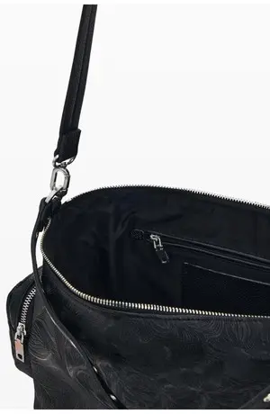 Desigual Embossed Faux Leather Handbag