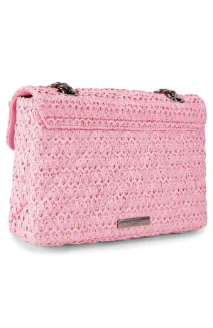Kurt Geiger Kensington Raffia Convertible Shoulder Bag