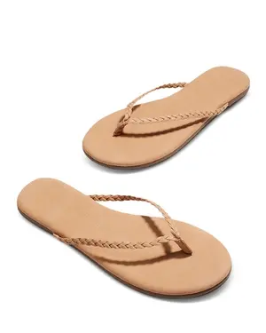 Tkees Suede Thong Sandals - Sunkissed