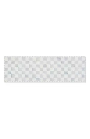 MACKENZIE-CHILDS Check Washable Runner - Sterling