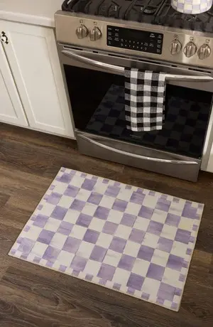 MACKENZIE-CHILDS Check Washable Rug