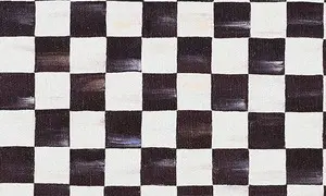 MACKENZIE-CHILDS Courtly Checkered Machine Washable Rug