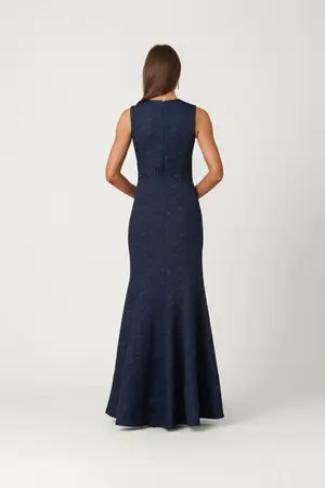 Shoshanna Paisley Jacquard Wilson Gown