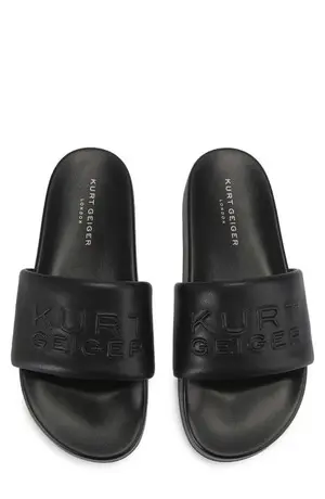 Kurt Geiger Stacked Slide Sandal - Black