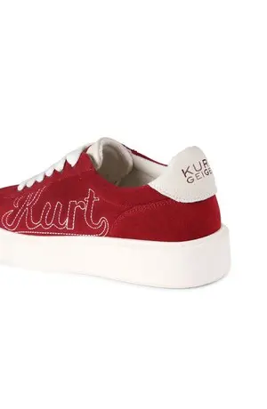 Kurt Geiger Albion Retro Low Top Sneakers - Red