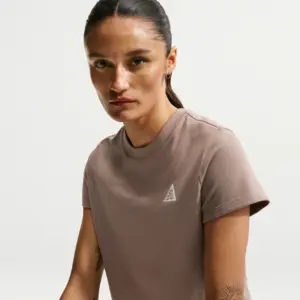 Nike Dri-fit Short-sleeve Top - Brown