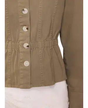 Mint Velvet Collared Peplum Jacket
