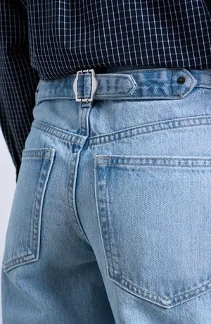 Topshop Cinch Low Rise Relaxed Jeans