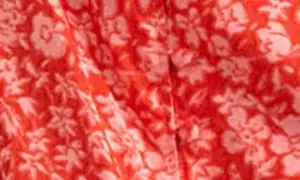 Topshop Button-front Maxi Dress - Red
