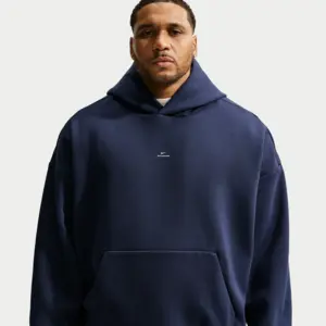 Nike Standard Issue Therma-fit Brushed Basketball Pullover Hoodie - Blue