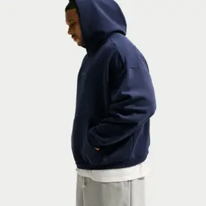 Nike Standard Issue Therma-fit Brushed Basketball Pullover Hoodie - Blue