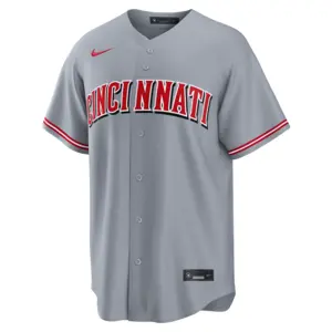 Nike Elly De La Cruz Cincinnati Reds Mlb Replica Jersey - Grey